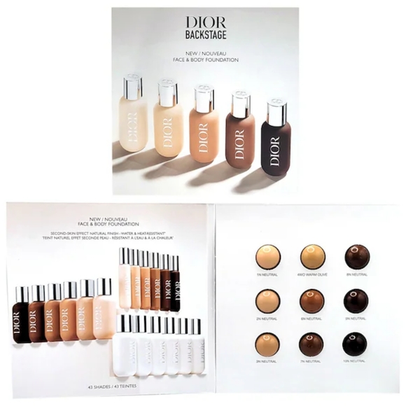 Dior | Makeup | 2x Dior Backstage Face Body Foundation 9 Shades Pod ...